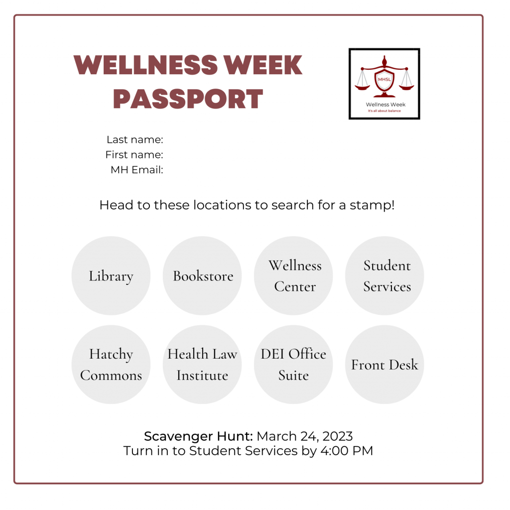 Wellness Week | Dean of Students