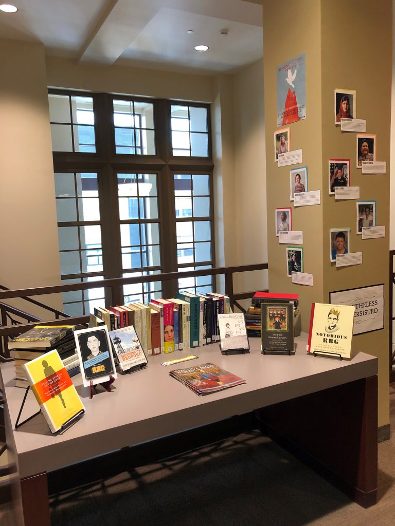 Women’s History Month Display – Warren E. Burger Library