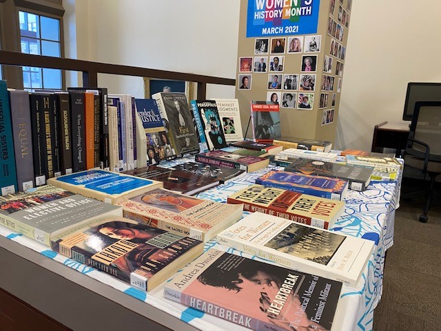 Women’s History Month Book Display – Warren E. Burger Library