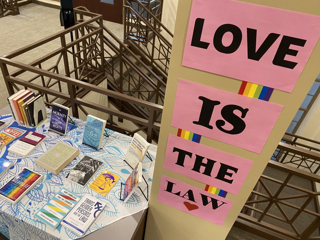Pride Month Book Display – Warren E. Burger Library