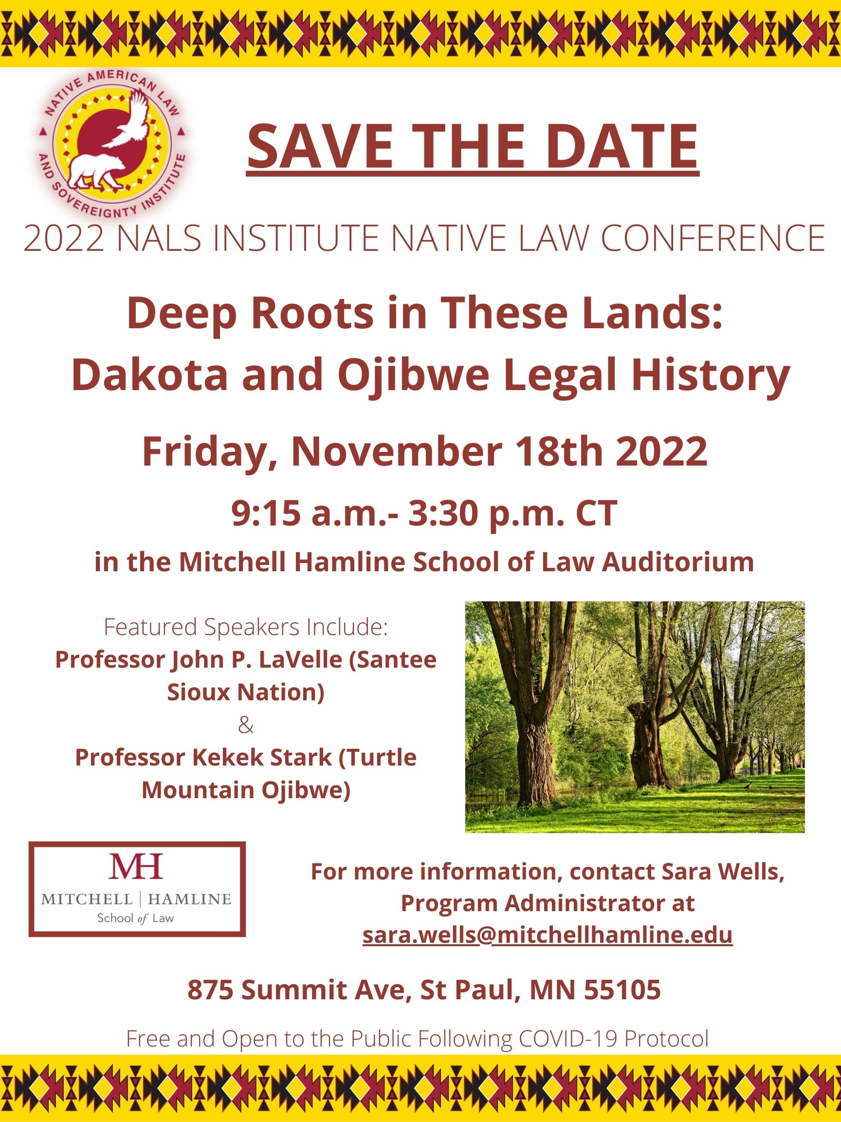 2022 Native Law Conference Save the Date – Native American Law and ...