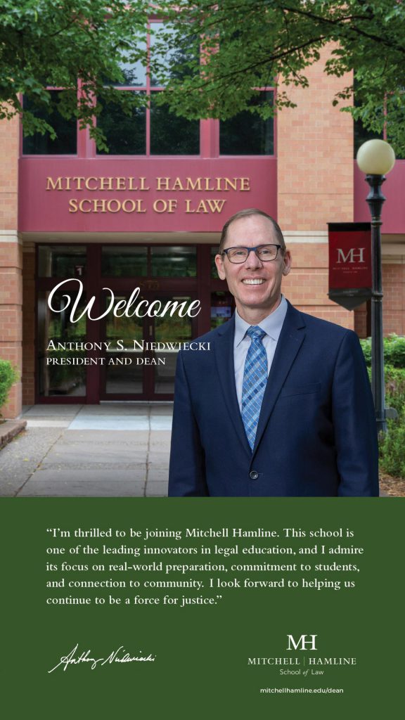 Welcome Dean – News and Events | Mitchell Hamline School of Law