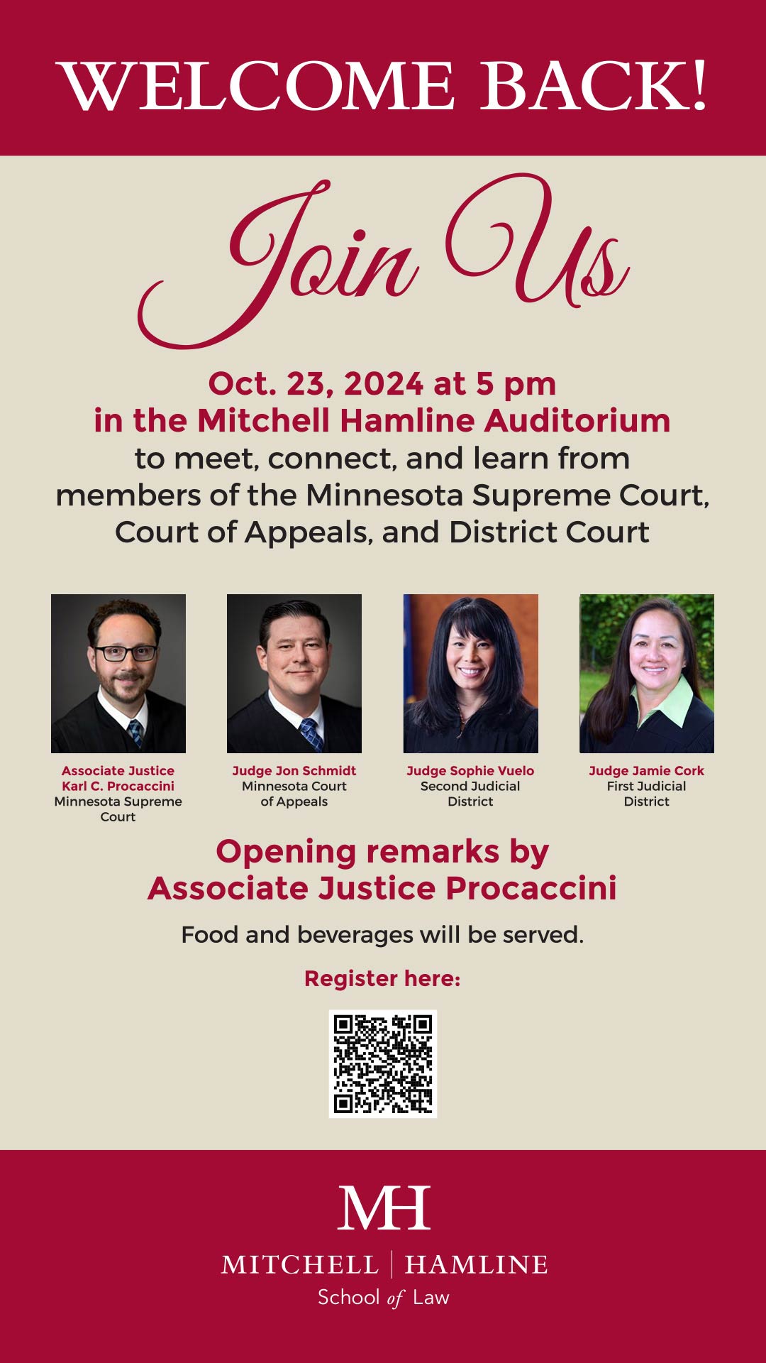 Judiciary Welcome Back 2024 – News and Events | Mitchell Hamline School ...