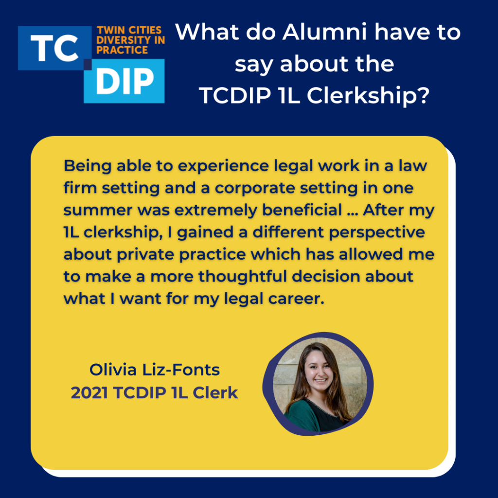 TCDIP & HCBA 1L Summer Law Clerk Programs & Info Session | Current Students