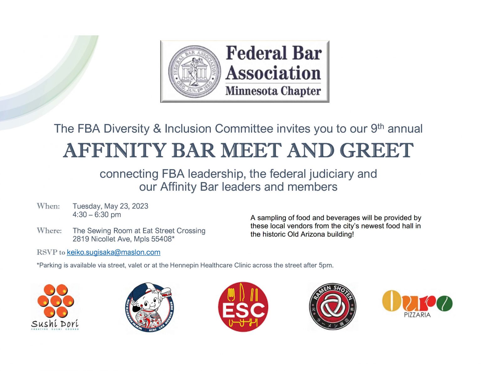 Affinity Bar Meet and Greet | Current Students