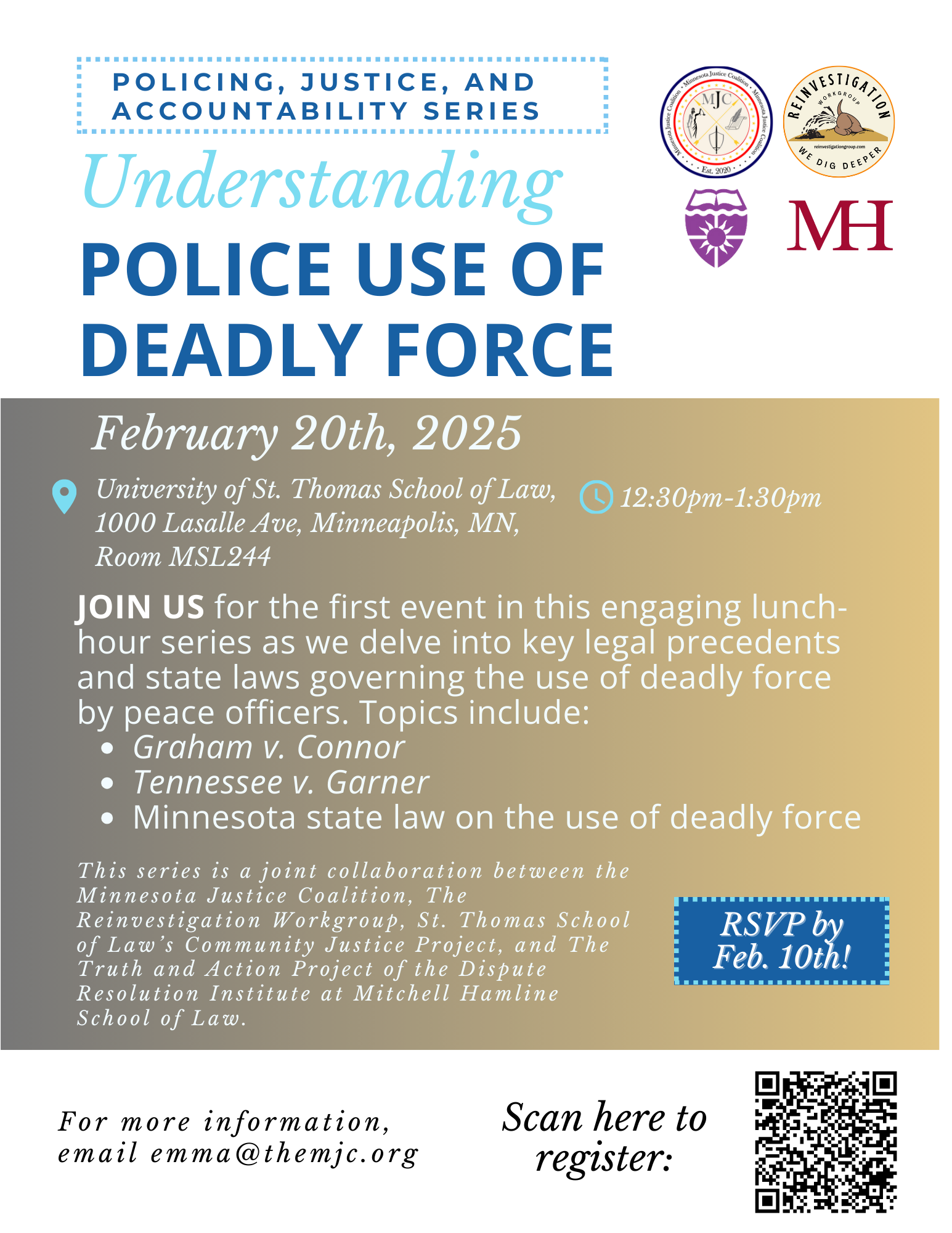 Understanding Police Use of Deadly Force – Lunch-hour conversation ...